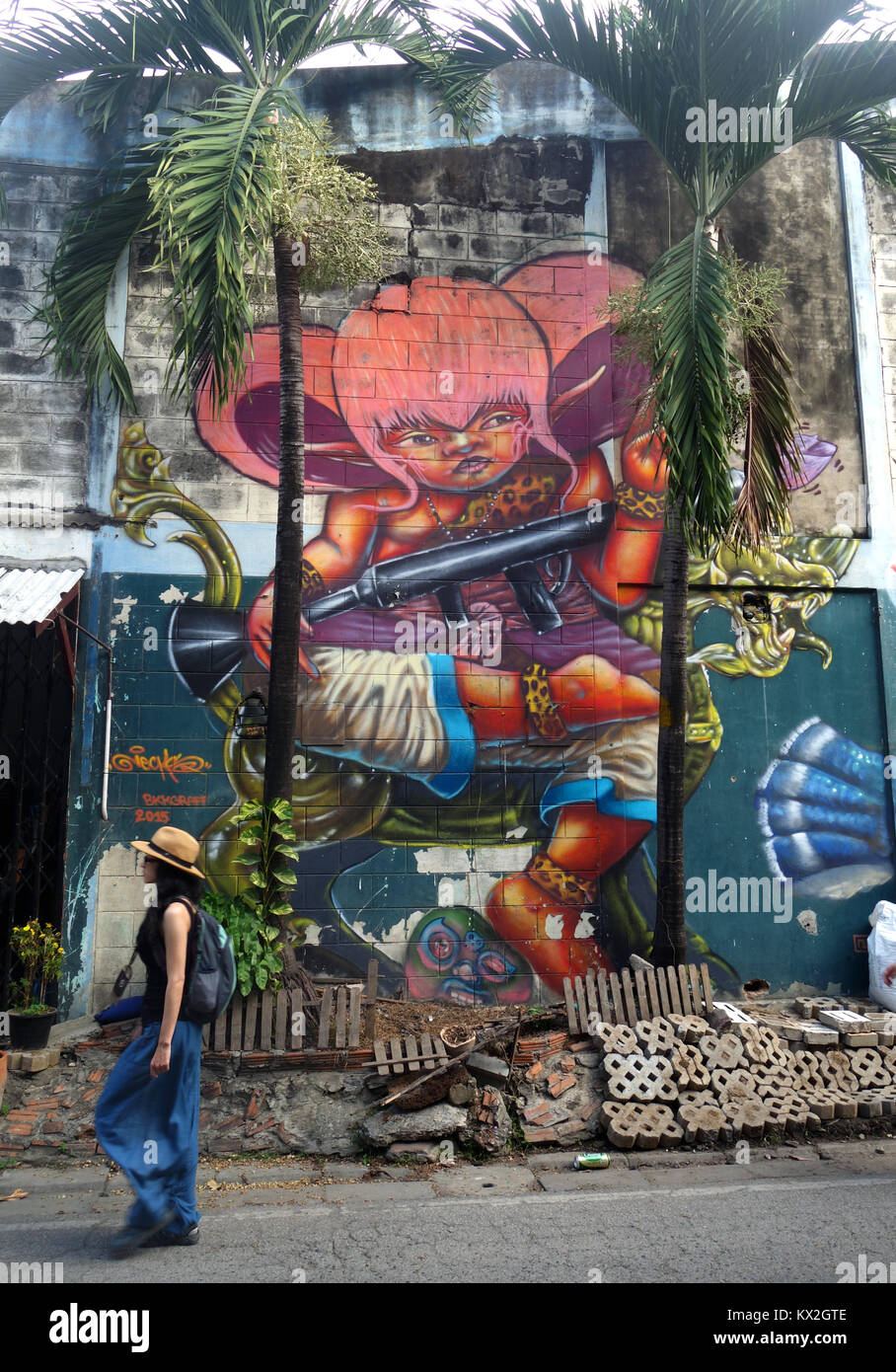 Asian street art hi-res stock photography and images - Alamy