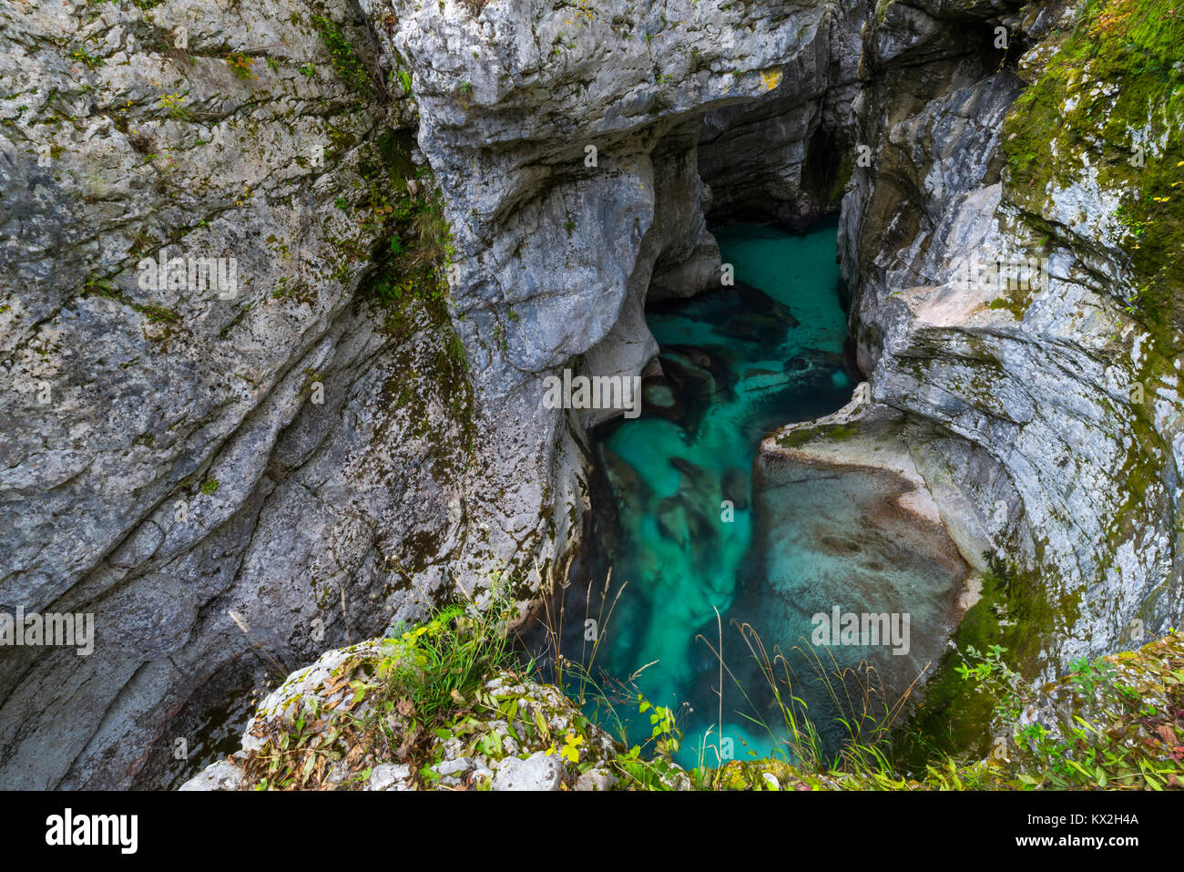Great Soca Gorge, Soca river, Lepena Valley, Julian Alps, Municipality ...