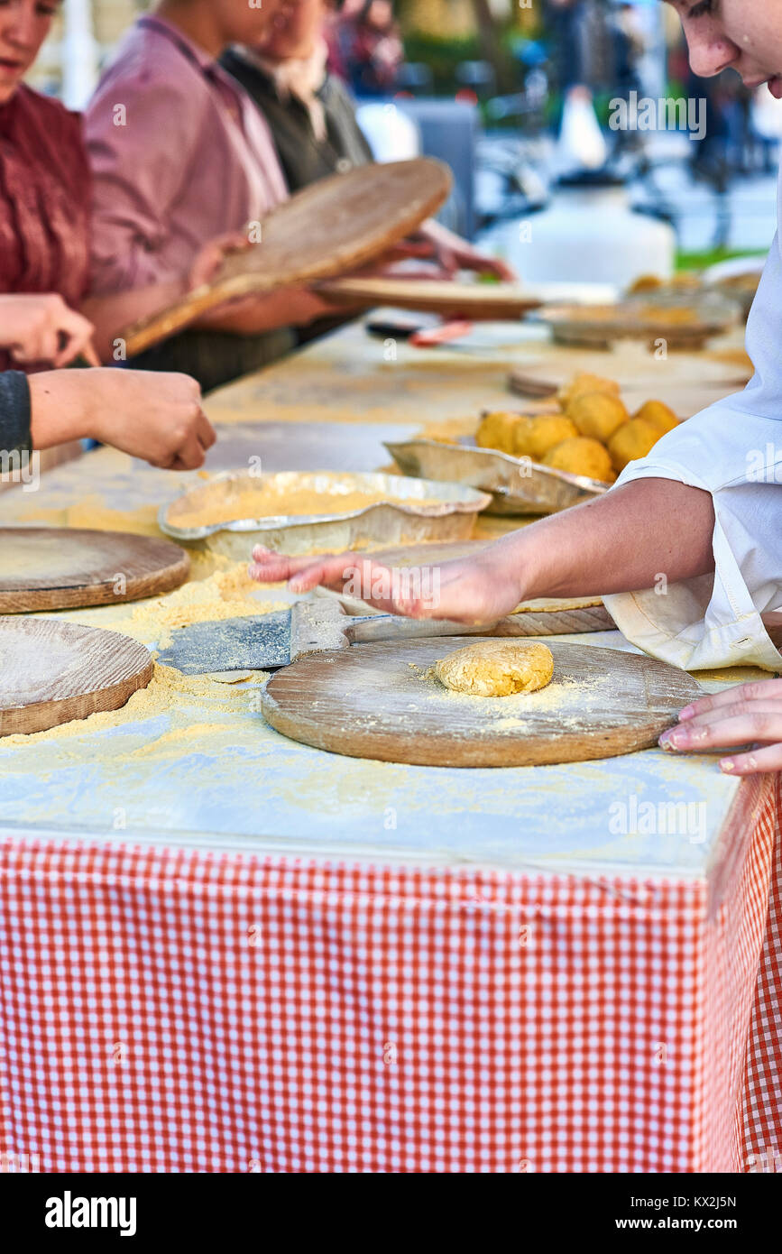 San Sebastian, Basque country, Spain - December 21, 2017: Basque ...