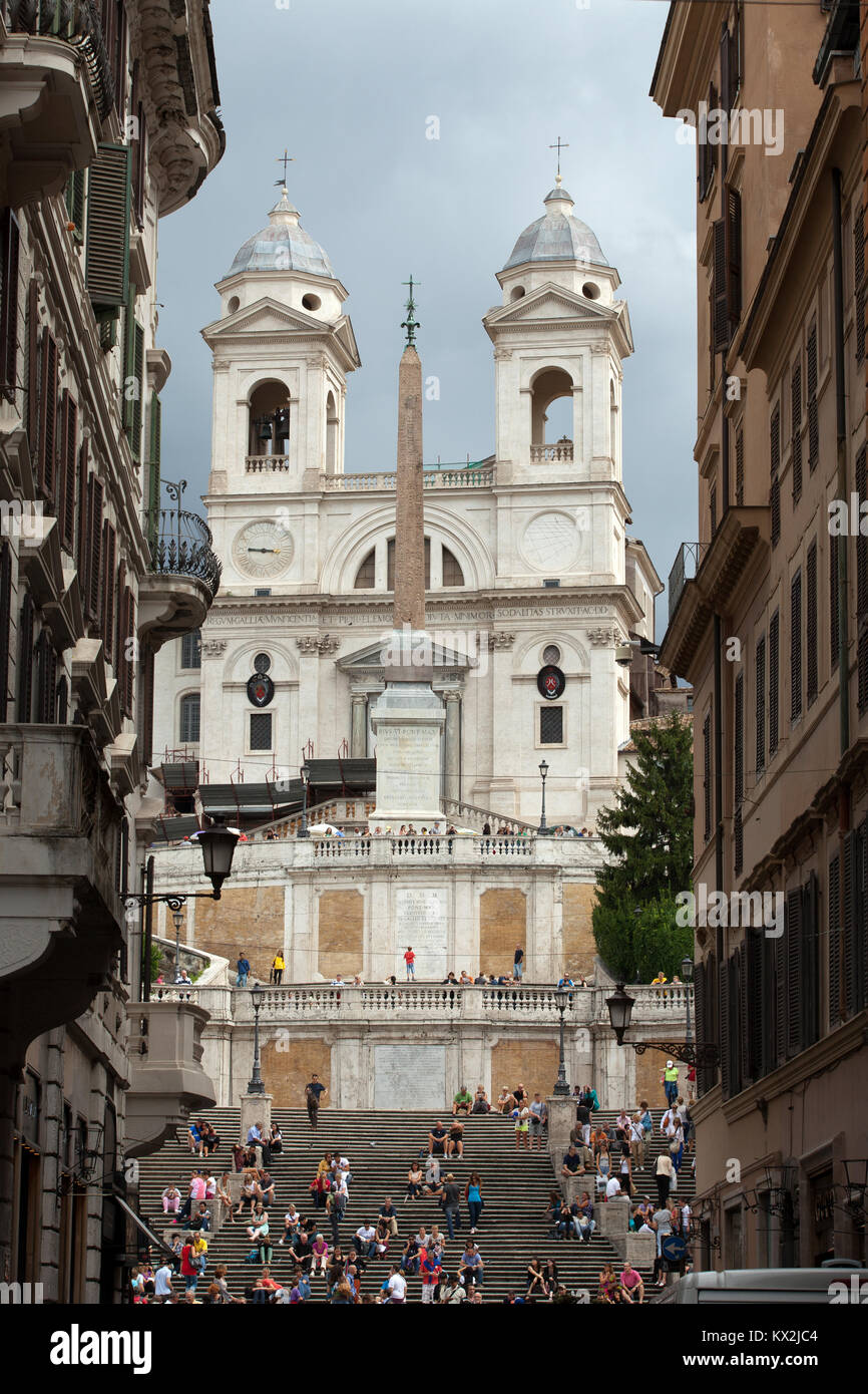Rome - The Spanish Steps. Italy Stock Photo - Alamy
