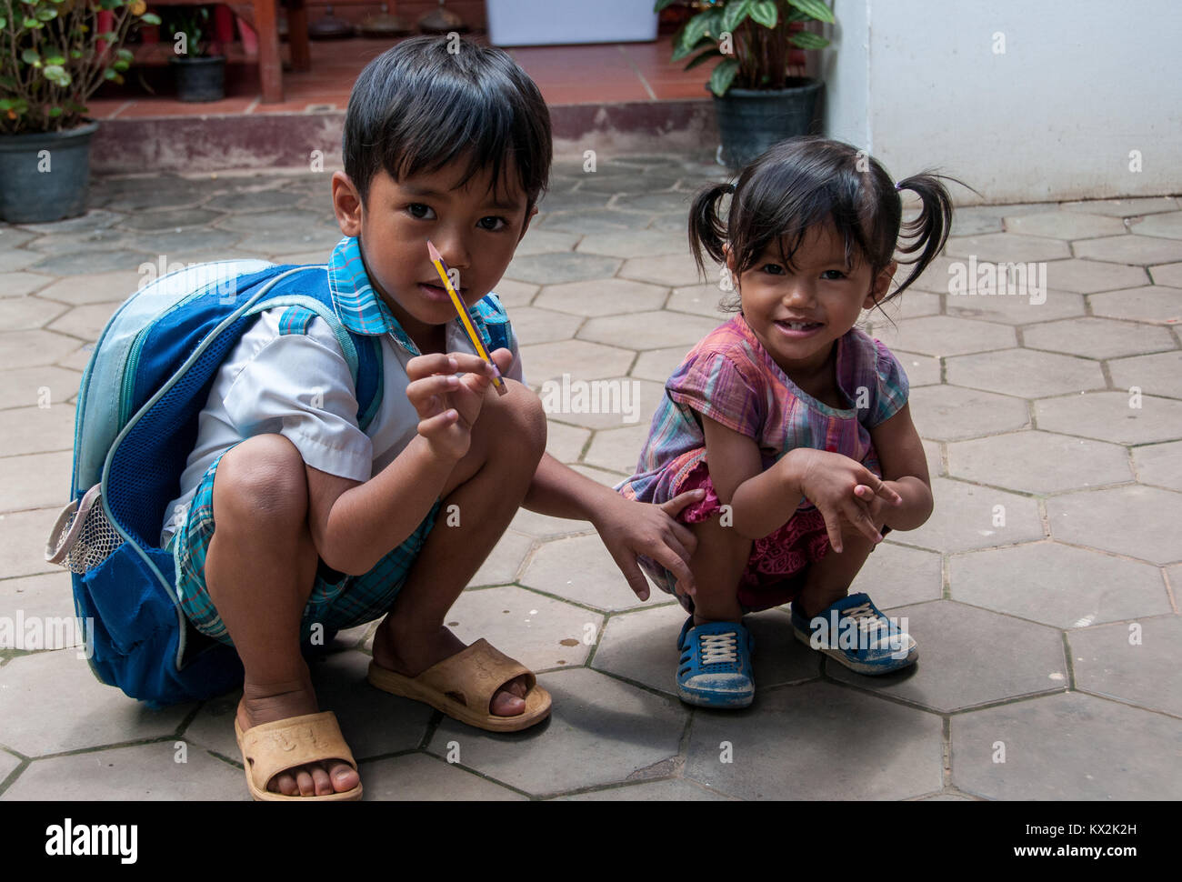 Cambodian School Children Stock Photo - Alamy Cambodian School Children Stock Photo - Alamy