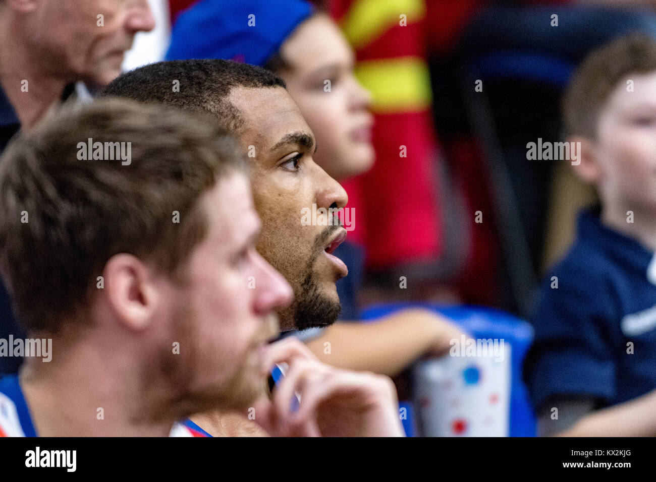 December 9, 2017: Jason Boone #21 (CSM Steaua Bucharest) during the ...