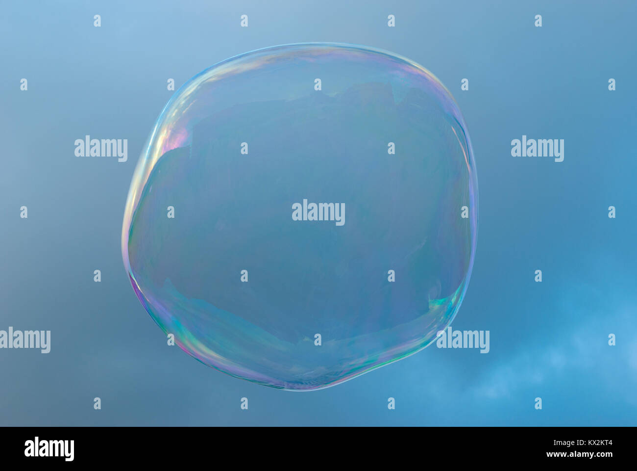 Bubble in the cloudy sky Stock Photo - Alamy