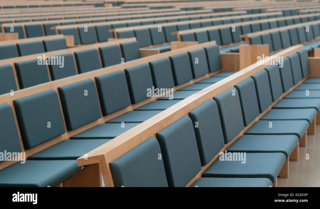 Rows of seats in a conference room Stock Photo - Alamy