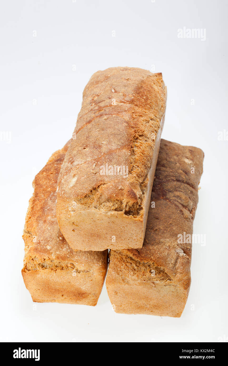 large loaves of bread traditionally roasted Stock Photo - Alamy