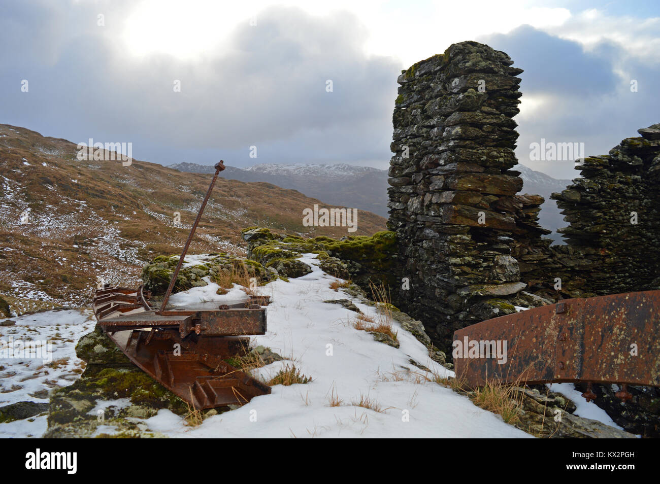Wenallt walk off the Watkin Path Stock Photo - Alamy