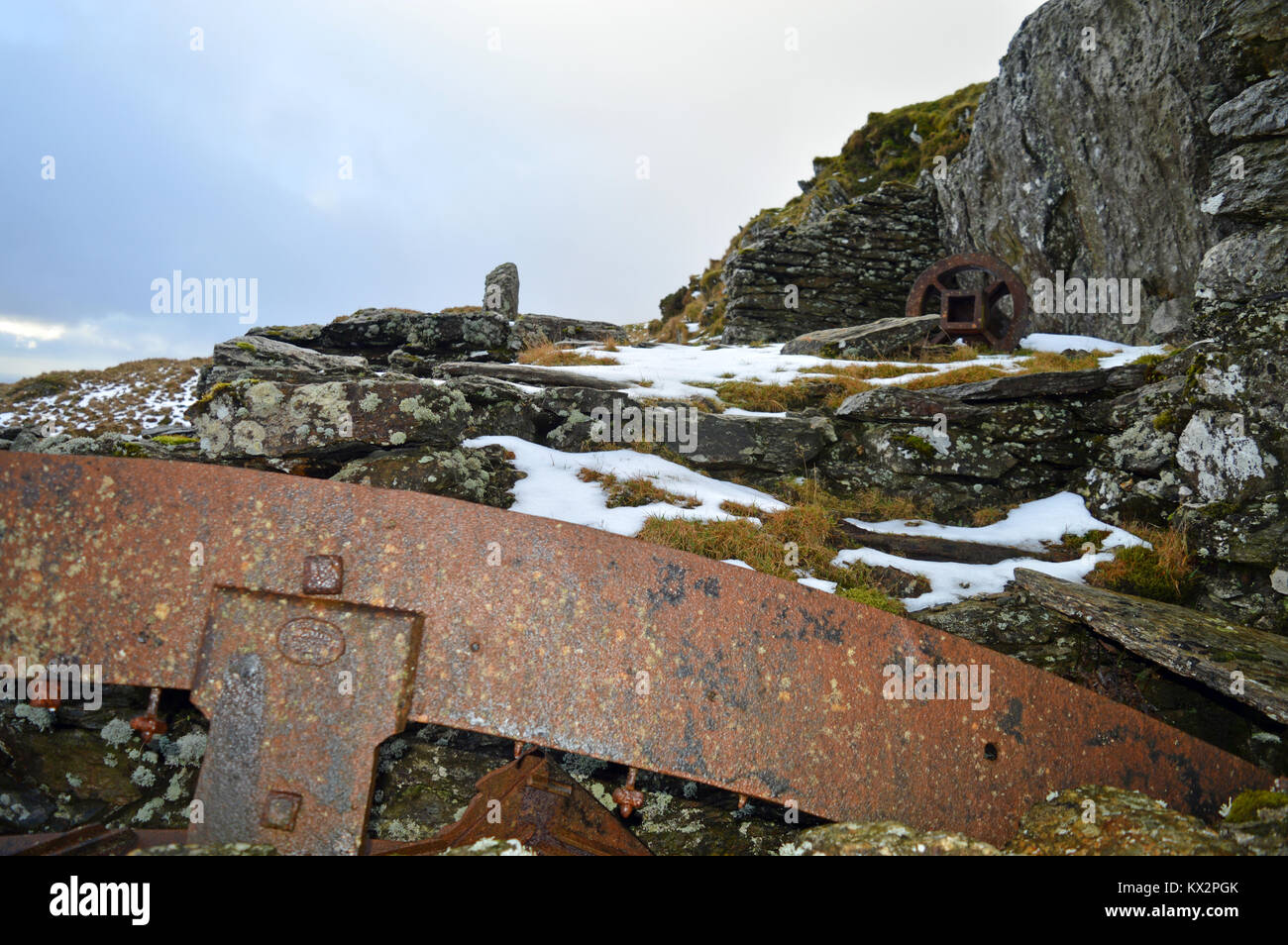 Wenallt walk off the Watkin Path Stock Photo - Alamy