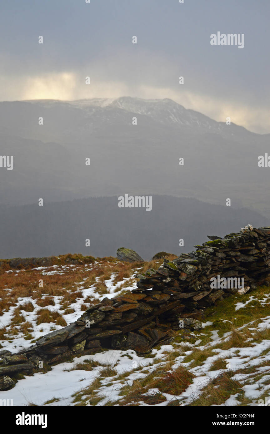 Wenallt walk off the Watkin Path Stock Photo - Alamy