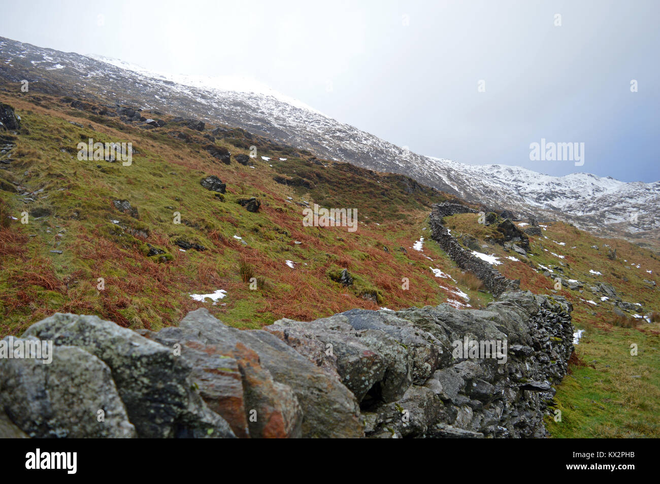 Wenallt walk off the Watkin Path Stock Photo - Alamy