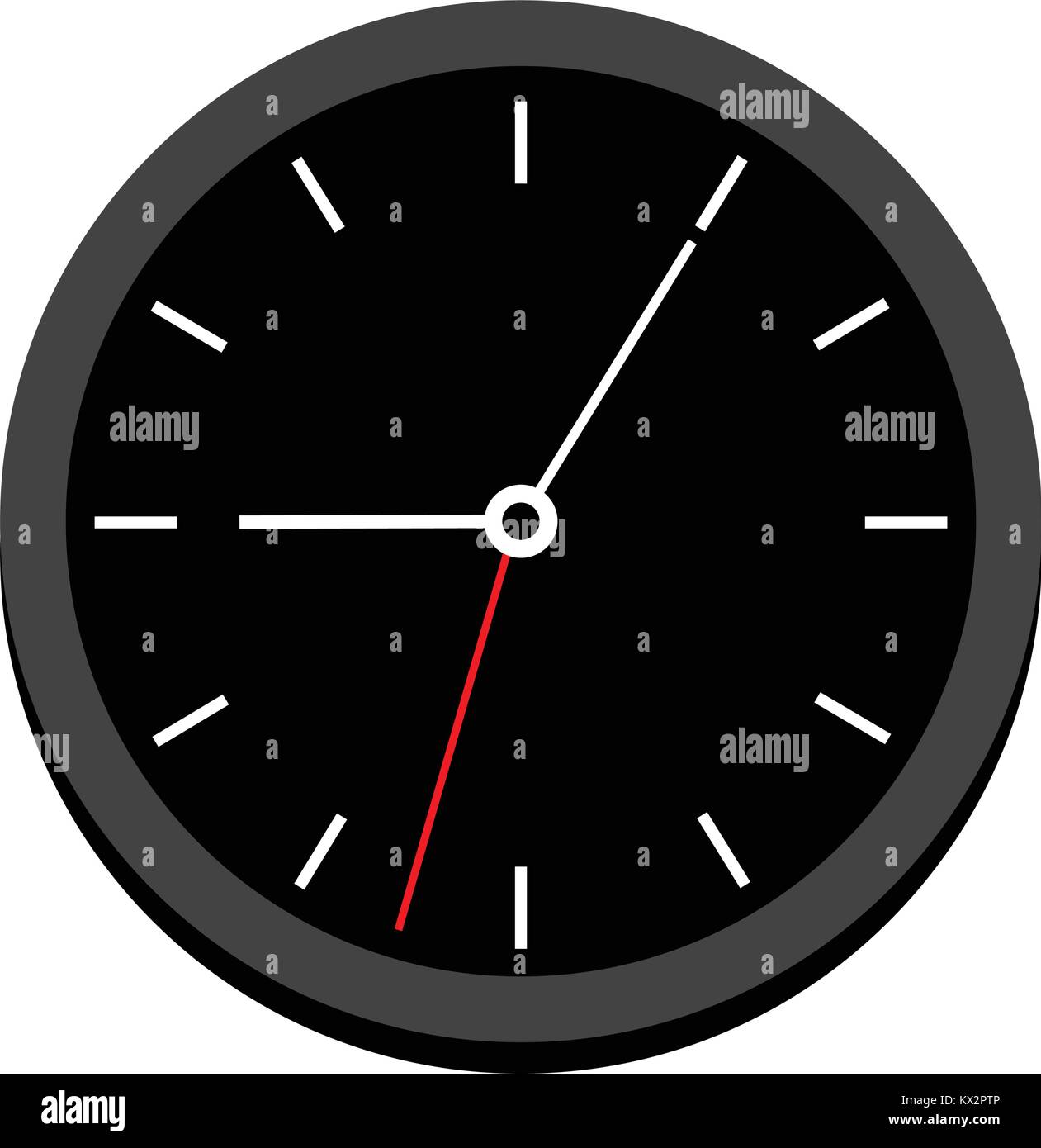 Isolated clock icon Stock Vector Image & Art - Alamy