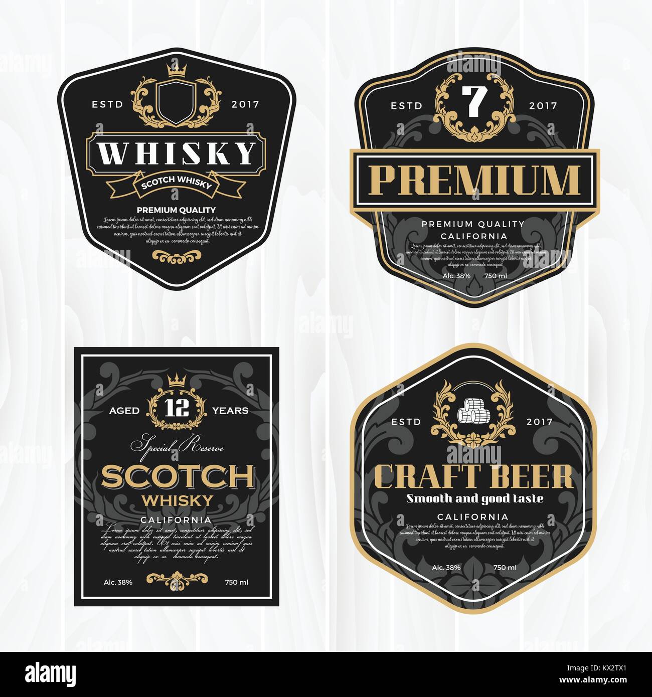 Classic vintage frame for labels, banner and other design. Suitable for ...