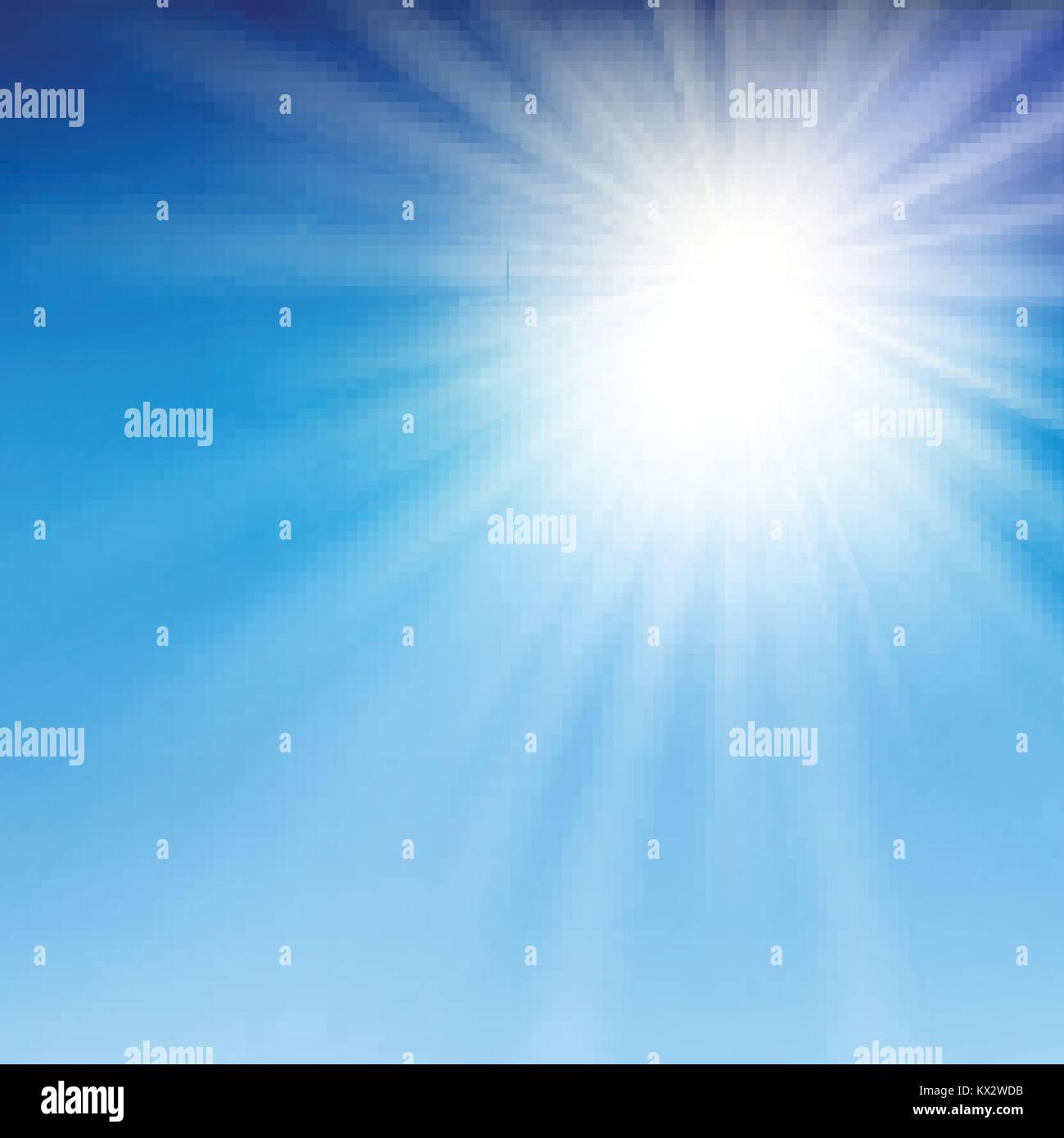 White sun burst in Stock Vector Images - Alamy