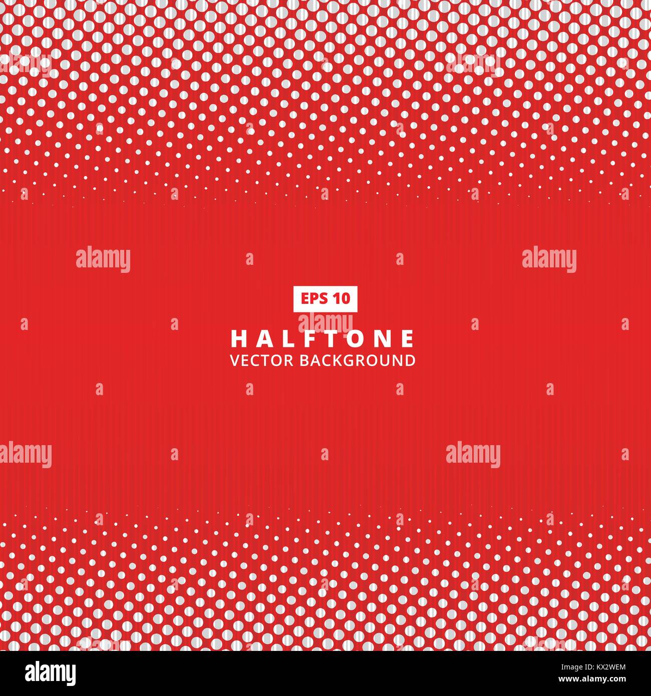 Abstract red dotted line vector halftone effect background with copy ...