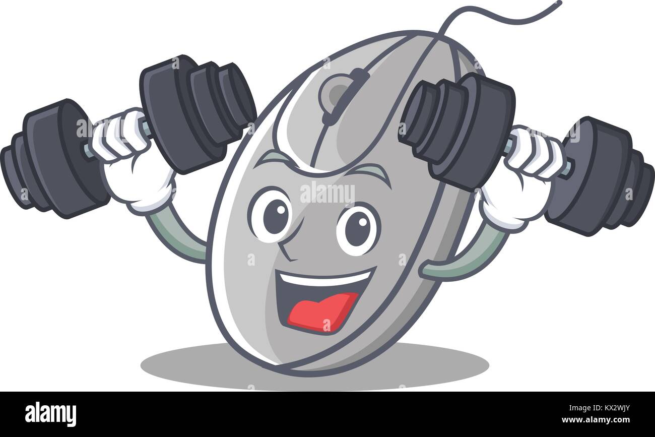 Fitness mouse character cartoon style Stock Vector Image & Art - Alamy