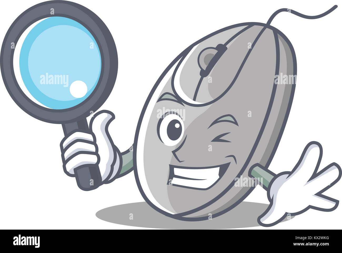 Detective mouse character cartoon style Stock Vector Image & Art - Alamy