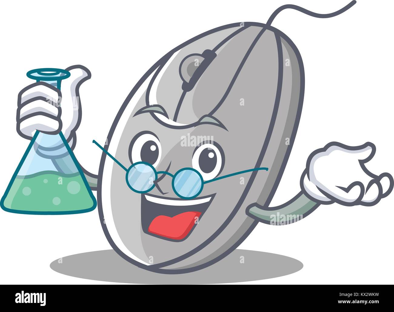 Professor mouse character cartoon style Stock Vector Image & Art - Alamy