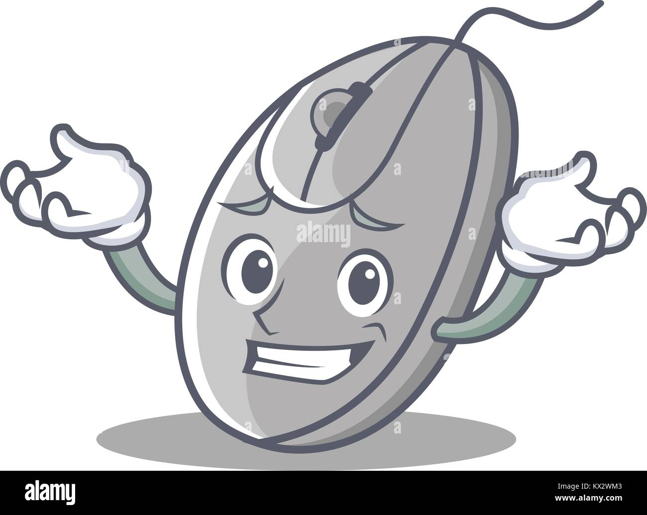 Grinning mouse character cartoon style Stock Vector Image & Art - Alamy