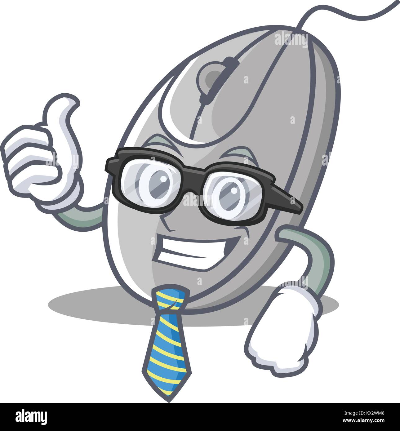 Businessman mouse character cartoon style Stock Vector Image & Art - Alamy