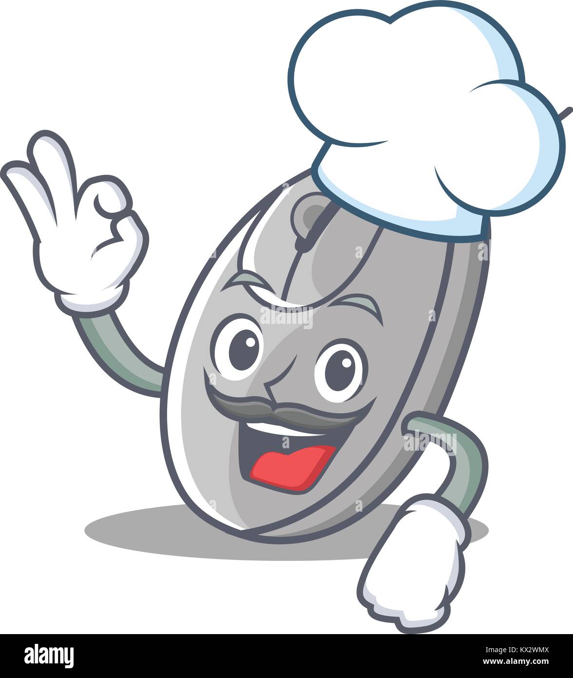 Chef mouse character cartoon style Stock Vector Image & Art - Alamy