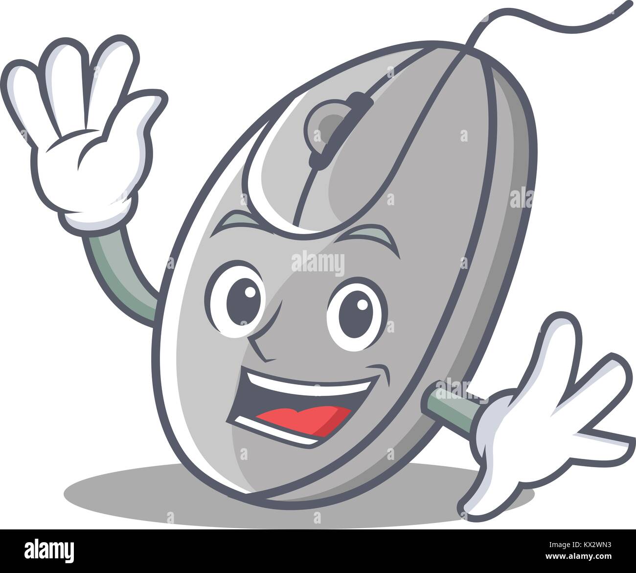 Cartoon waving mouse hi-res stock photography and images - Alamy