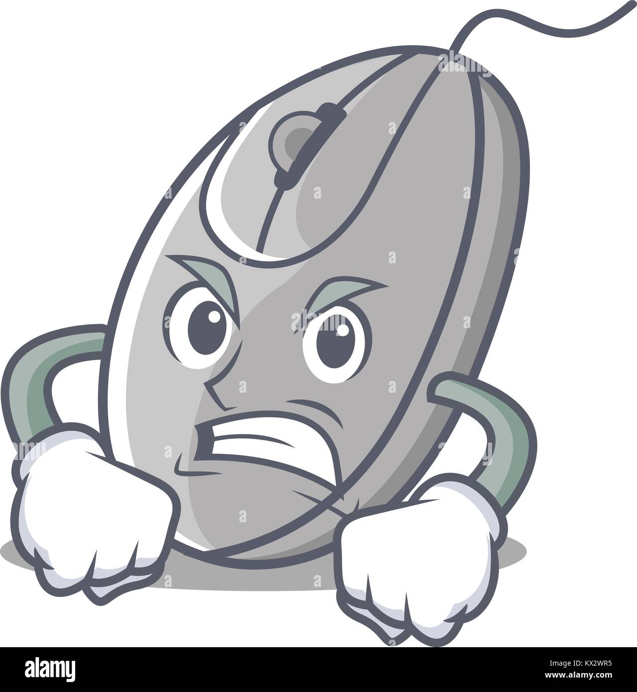 Angry mouse mascot cartoon style Stock Vector Image & Art - Alamy