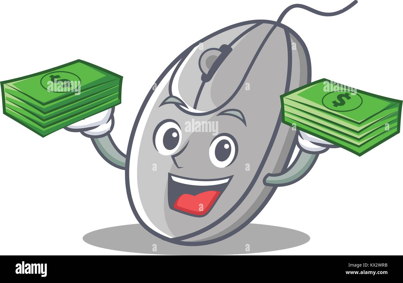 With money mouse mascot cartoon style Stock Vector Image & Art - Alamy