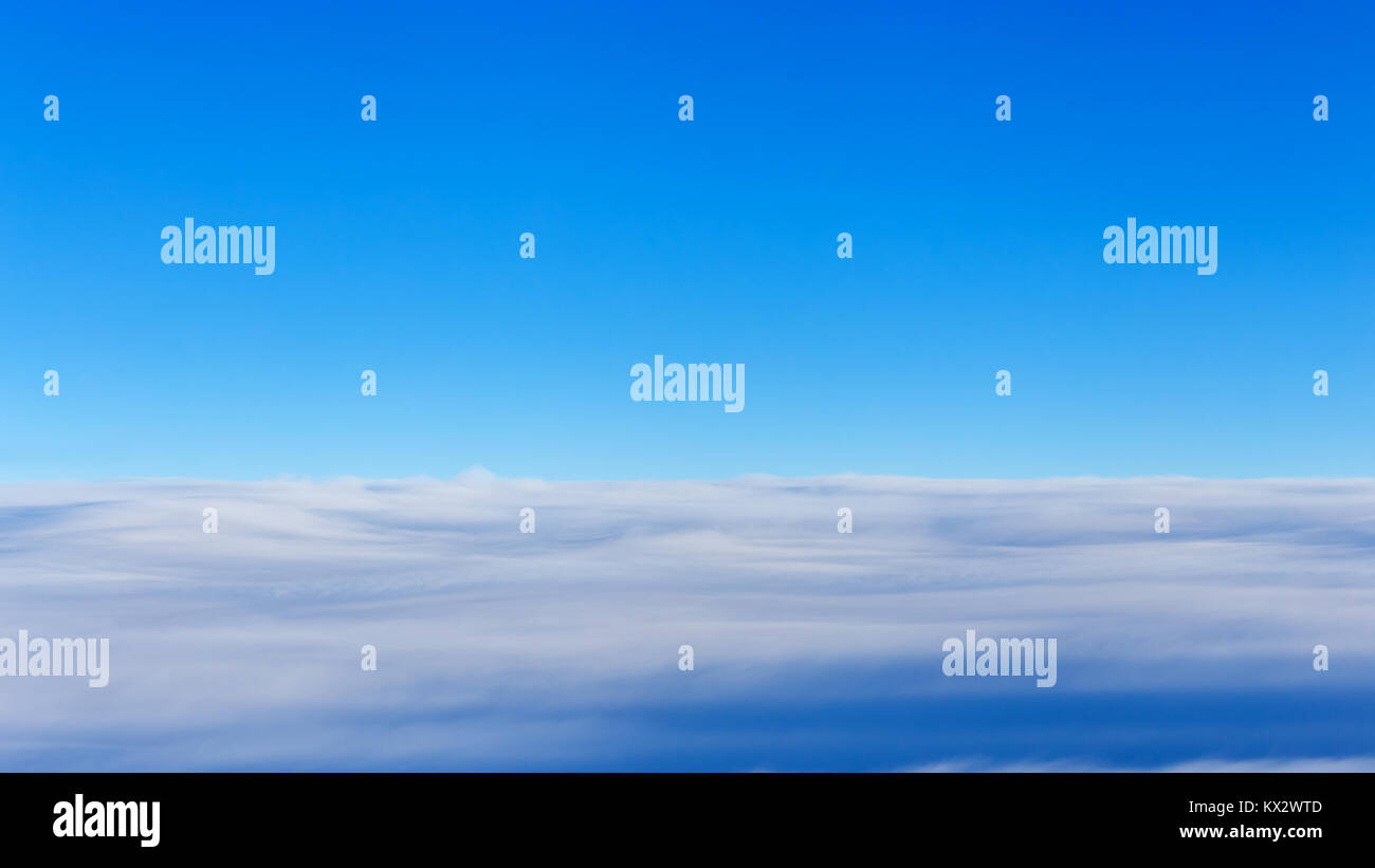 Aerial Shot of Sky Background with Clouds Stock Photo - Alamy