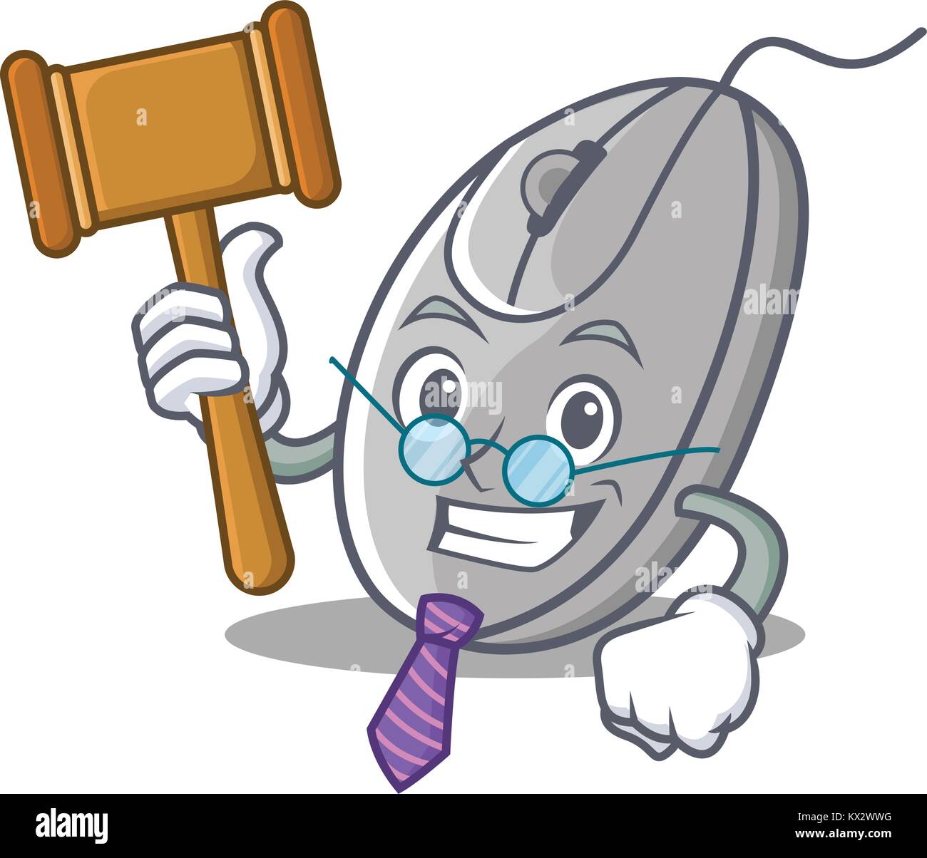 Judge mouse mascot cartoon style Stock Vector Image & Art - Alamy