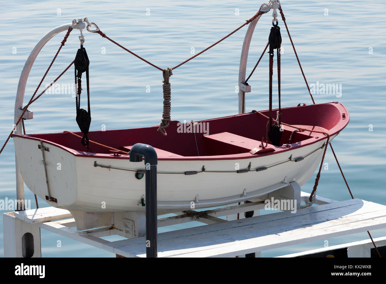 Yacht life raft hi-res stock photography and images - Alamy