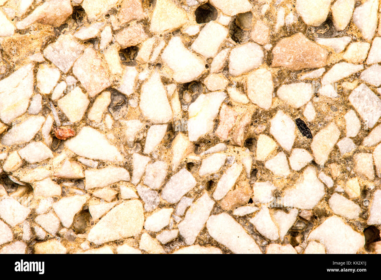 conglomerate, mix, sandstone with quartz crystals Stock Photo - Alamy