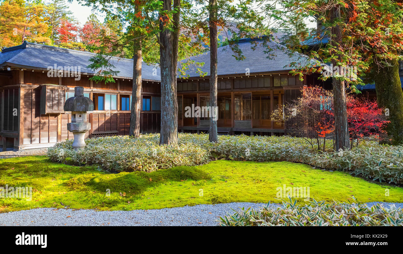 NIKKO, JAPAN - NOVEMBER 16, 2015: Tamozawa Imperial Villa first built ...