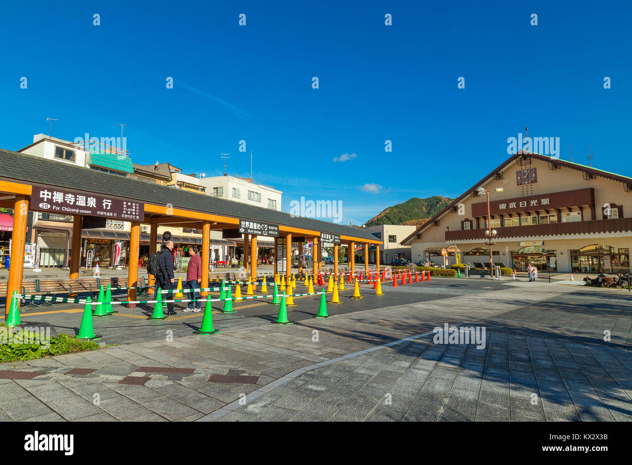 Nikko, Japan - November 16 2015: Tobu- Nikko station operated by Tobu ...