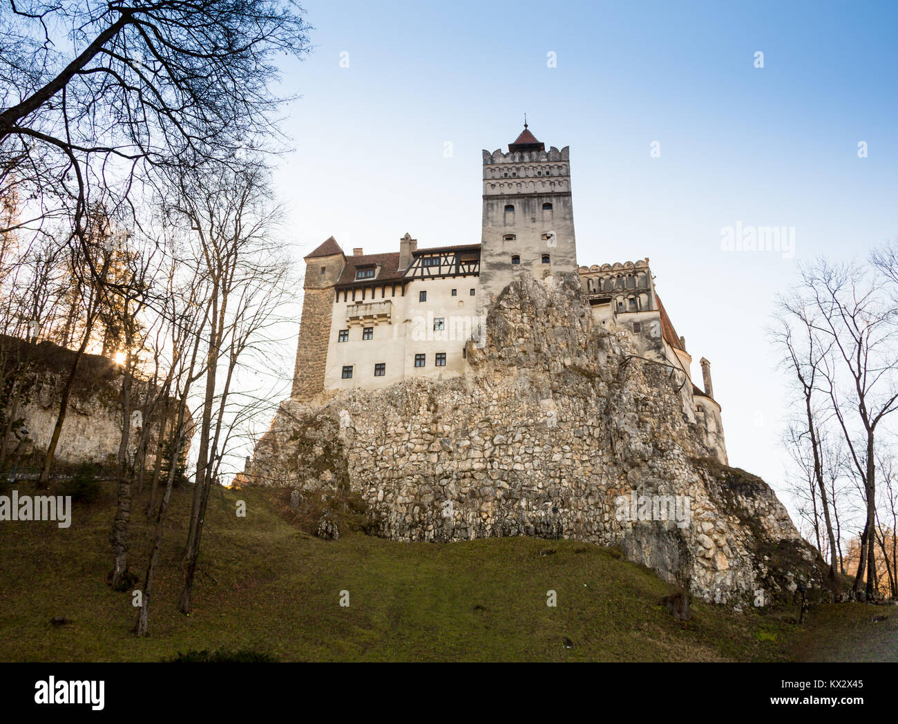 Medieval Castle of Bran Dracula's castle, Brasov, Transylvania, Romania ...