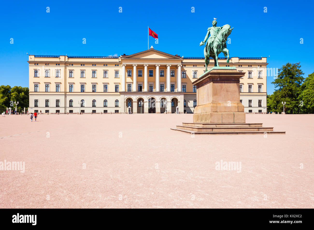 Royal Palace in Oslo, Norway. Royal Palace is the official residence of ...