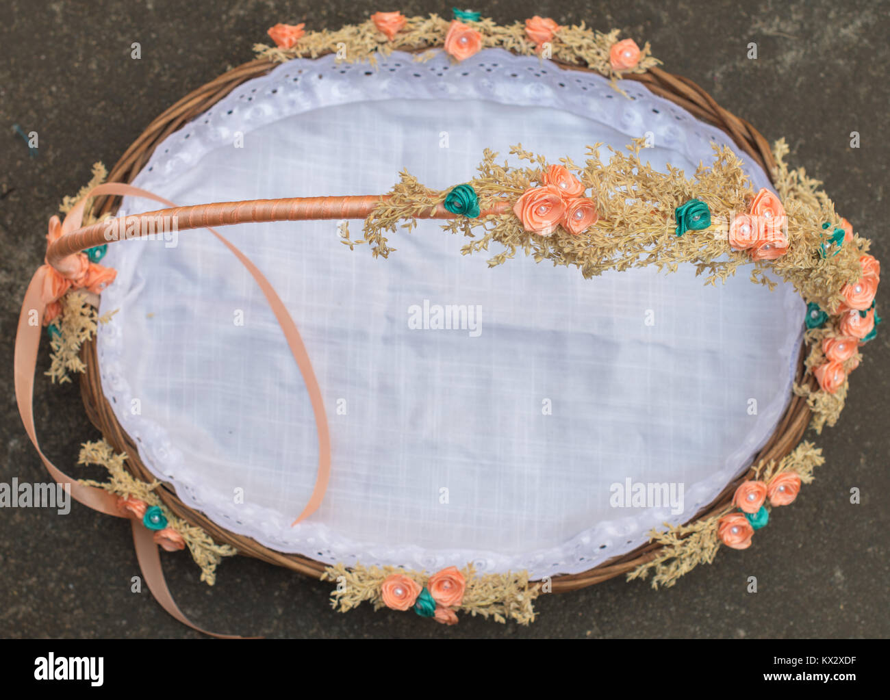 Baptism / Christening Basket Stock Photo - Alamy