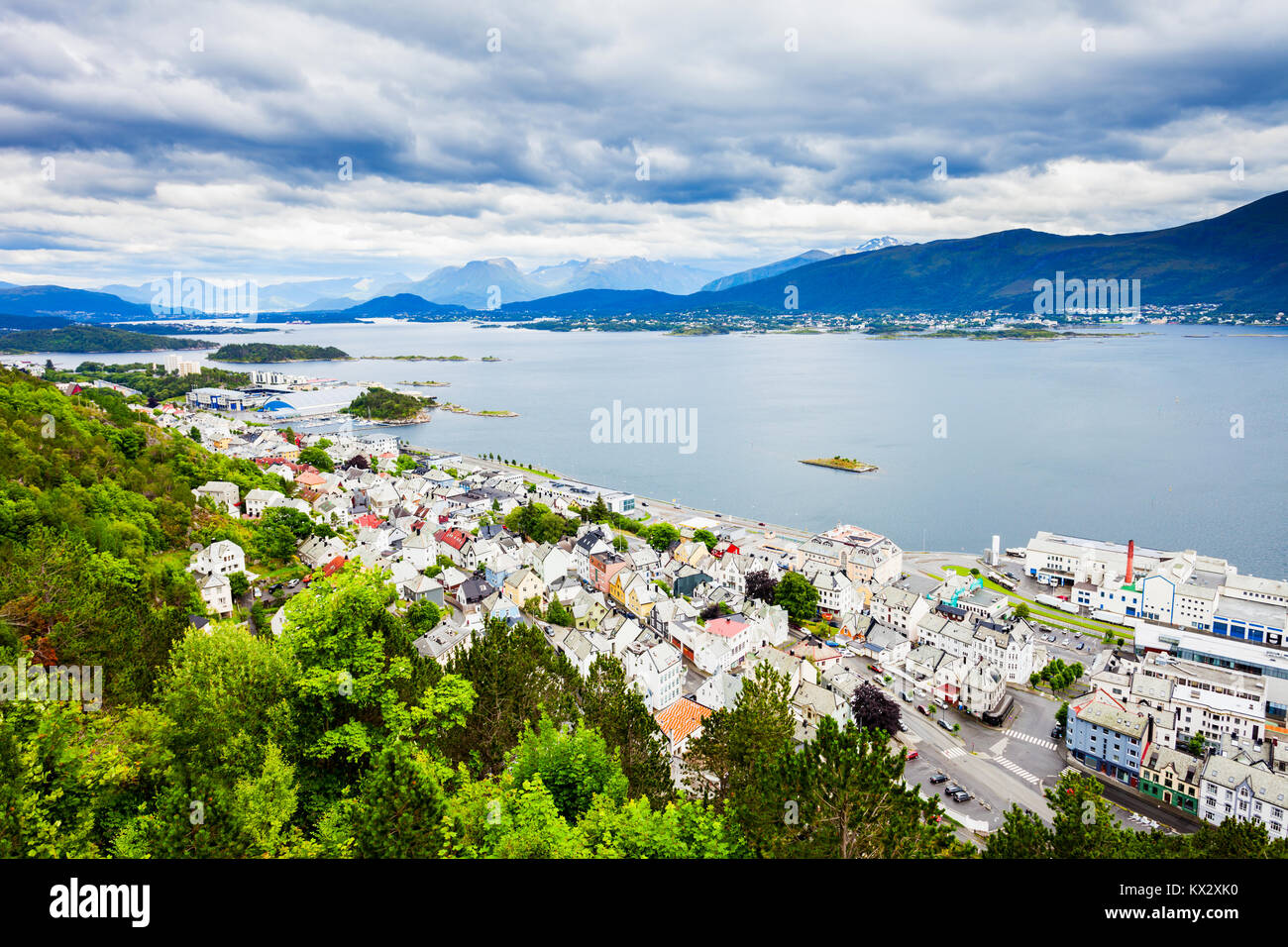 Mount aksla viewpoint alesund hi-res stock photography and images - Alamy