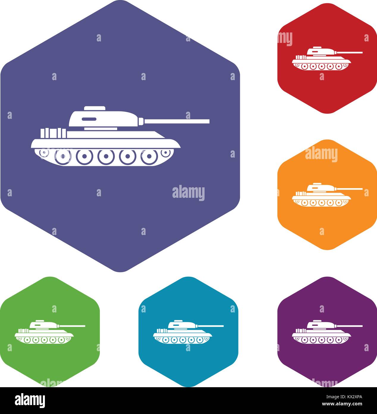 Tank icons set Stock Vector Image & Art - Alamy