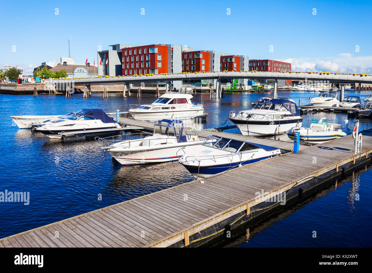 Trondheim pier. Trondheim is the third most populous municipality in ...