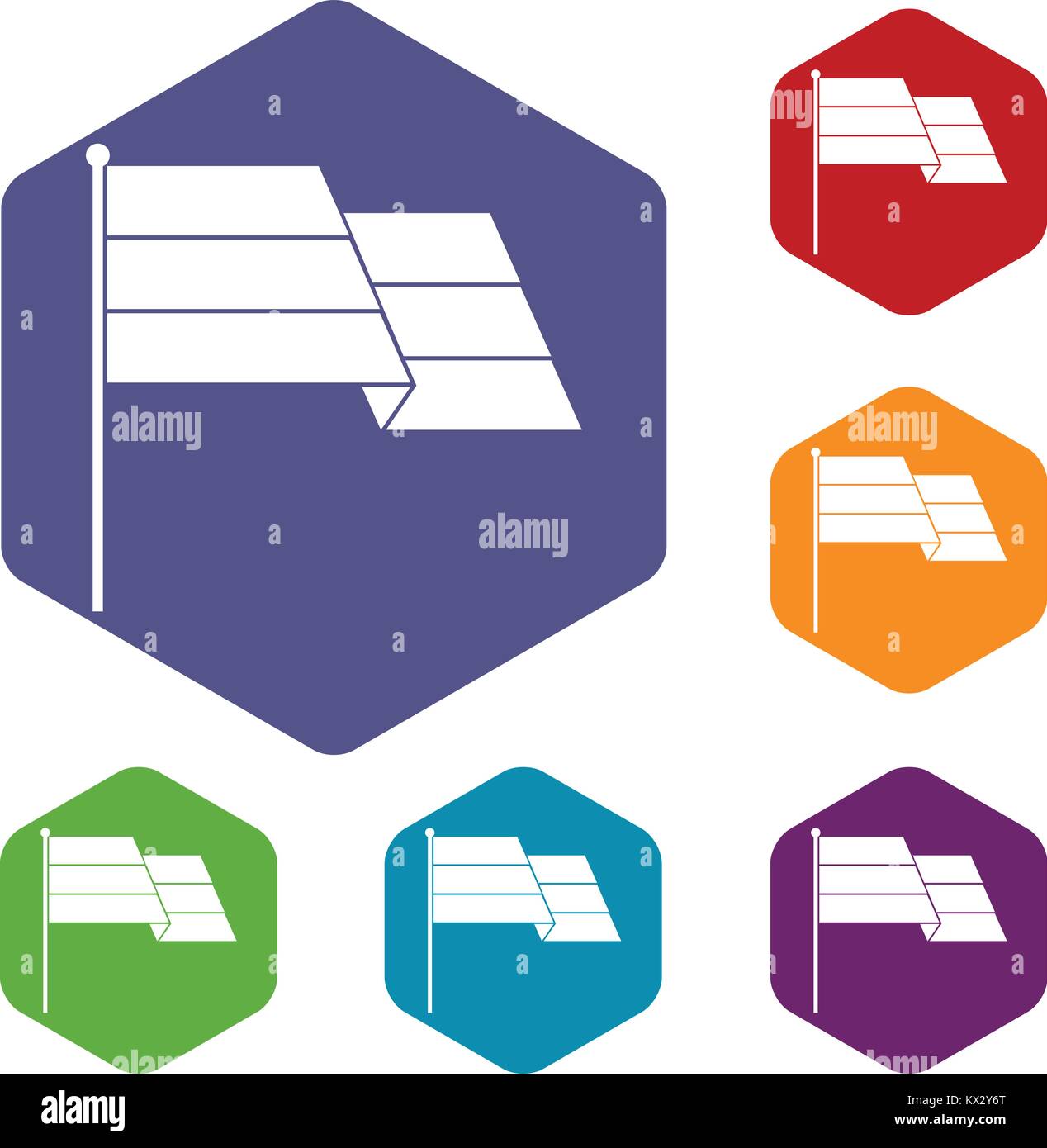 Flag icons set Stock Vector Image & Art - Alamy