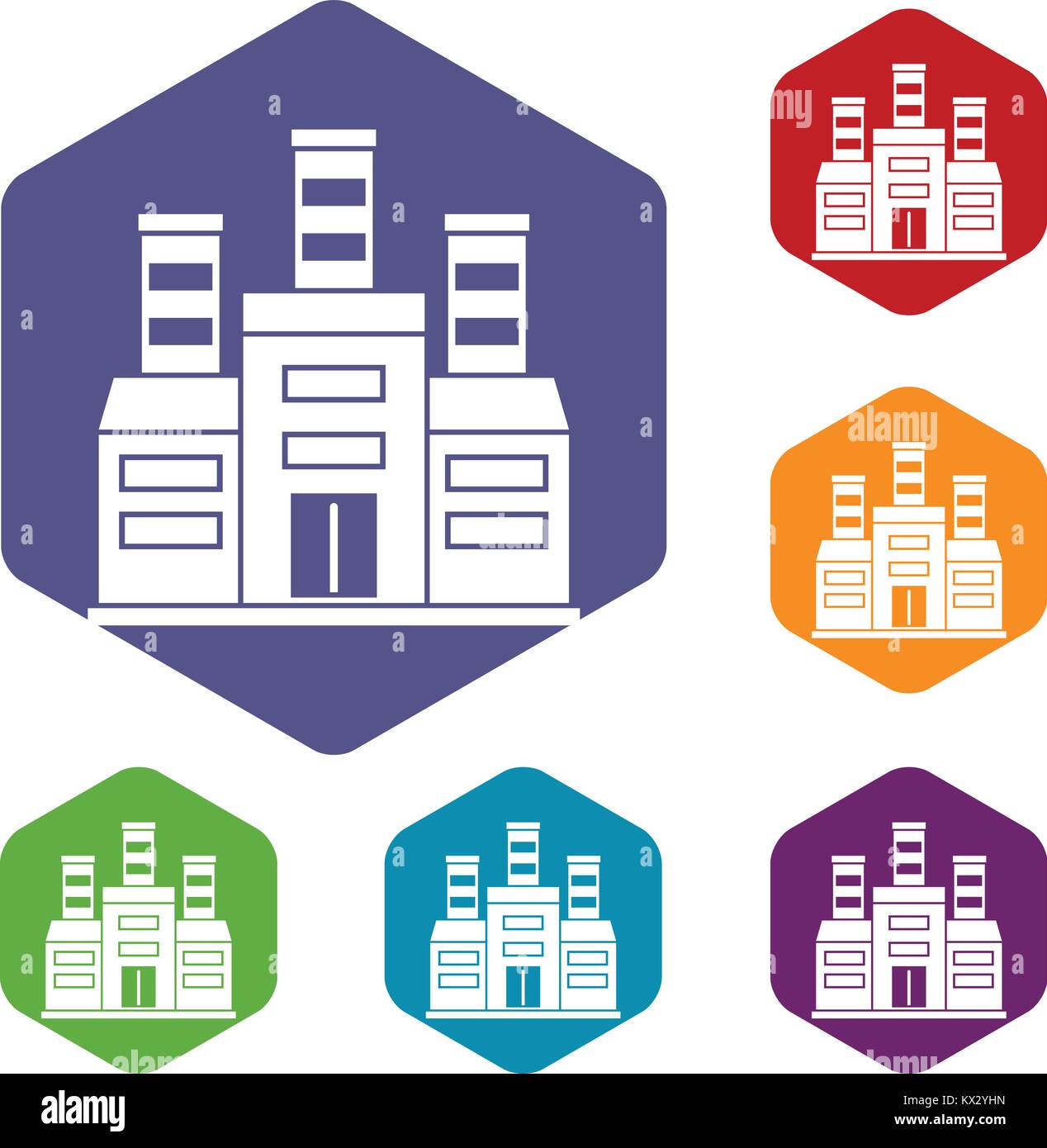 Refinery icons set Stock Vector Image & Art - Alamy