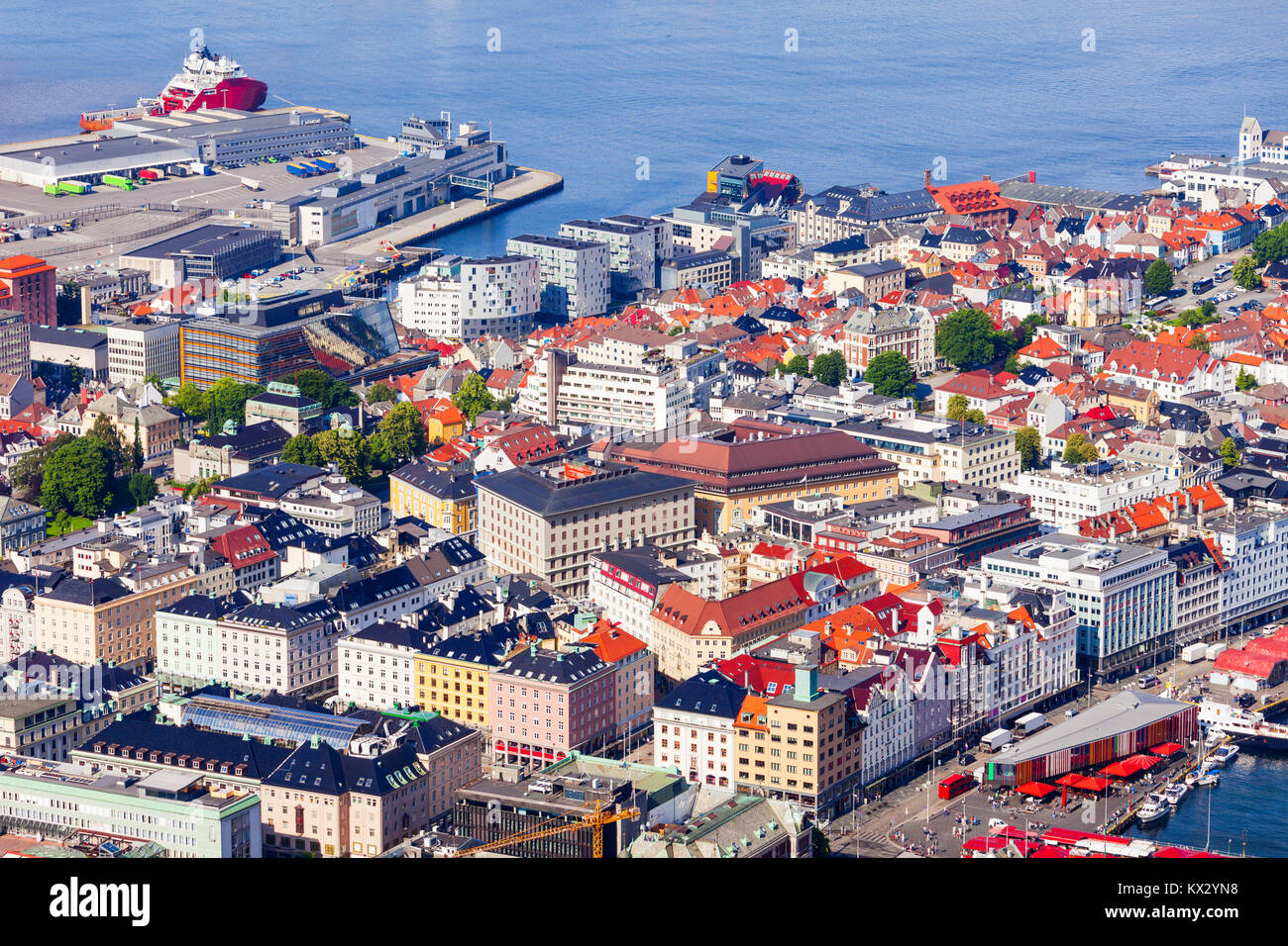 Mount floyen viewpoint bergen hi-res stock photography and images - Alamy