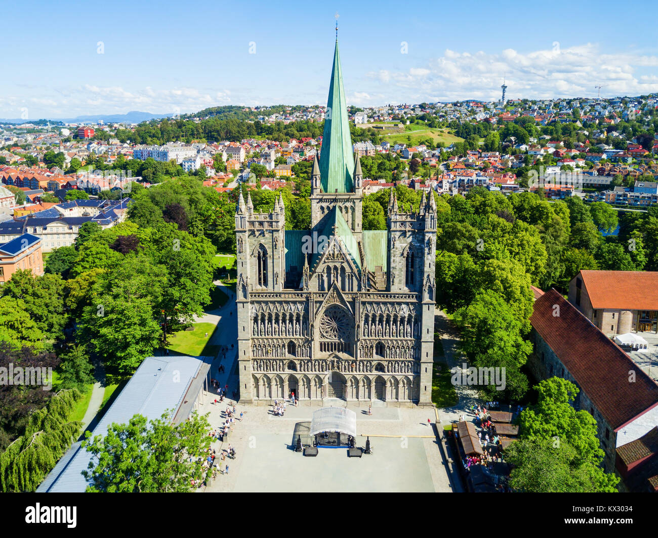 Nidaros cathedral hi-res stock photography and images - Alamy