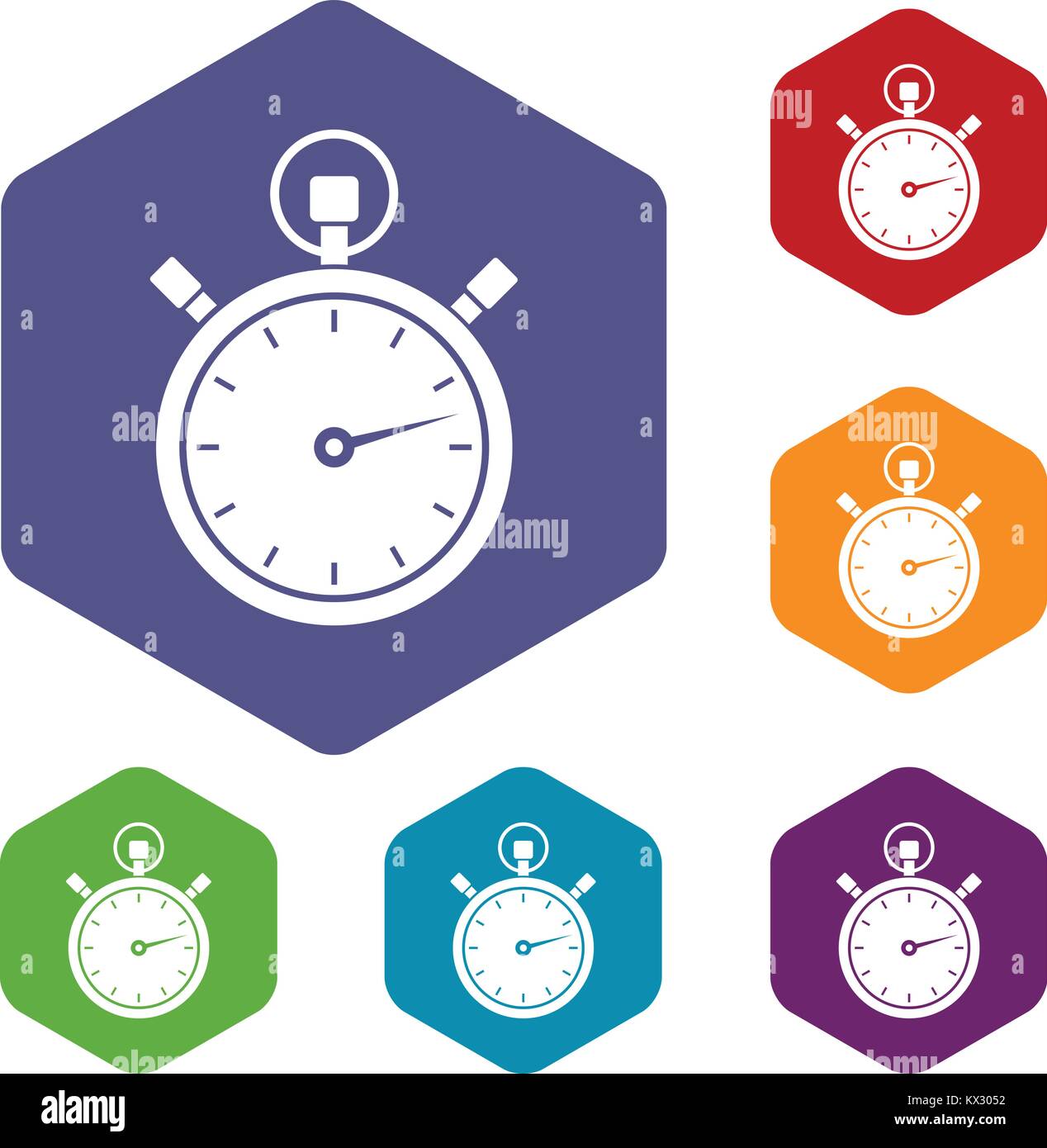 Stopwatch icons set Stock Vector Image & Art - Alamy