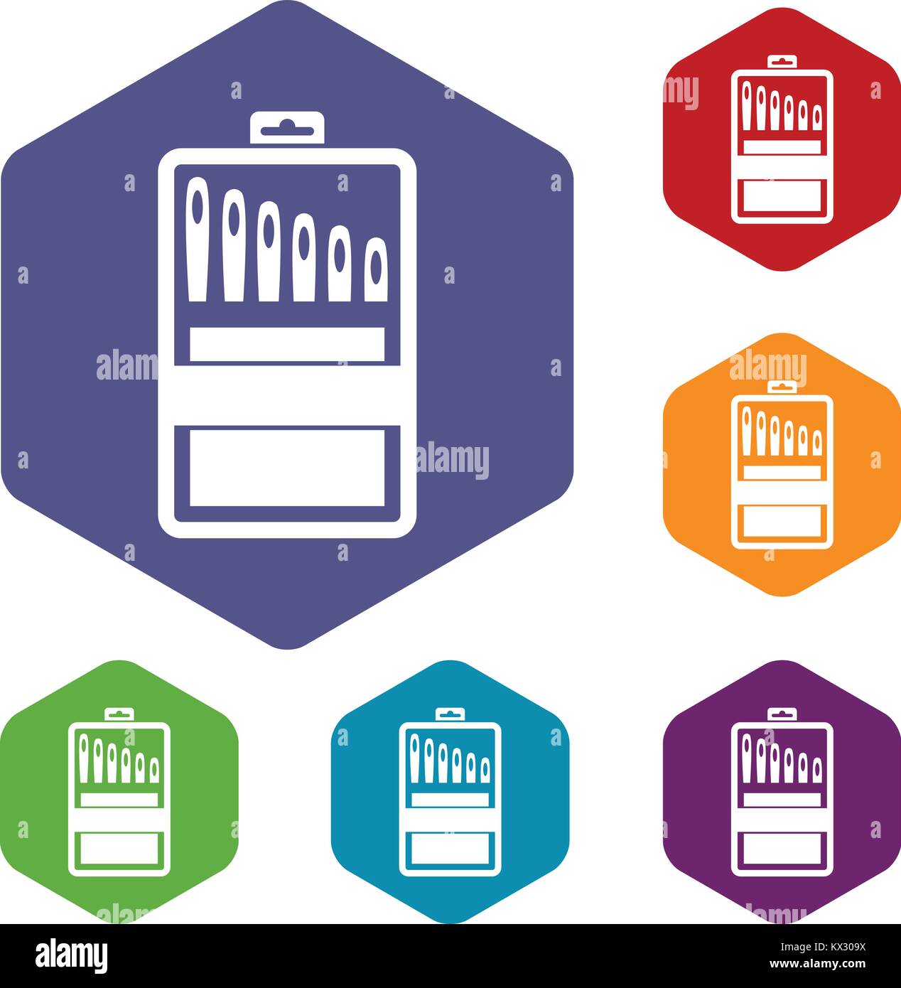 Set of needles icons set Stock Vector Image & Art - Alamy