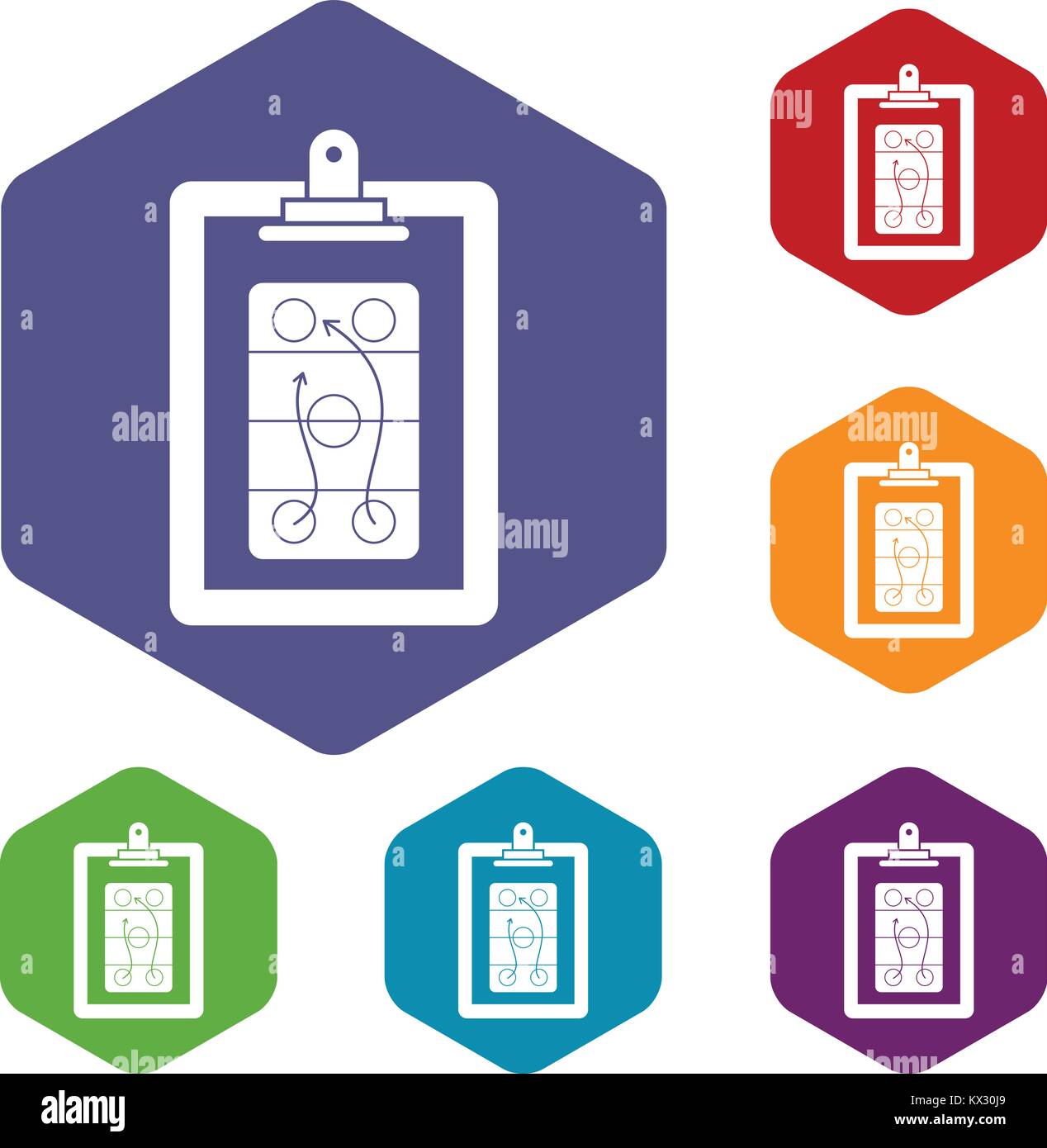 Game plan icons set Stock Vector Image & Art - Alamy