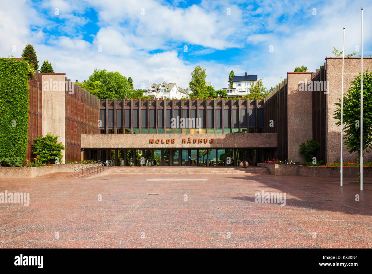 Radhuset or Town Hall in Molde. Molde is a city and municipality in ...