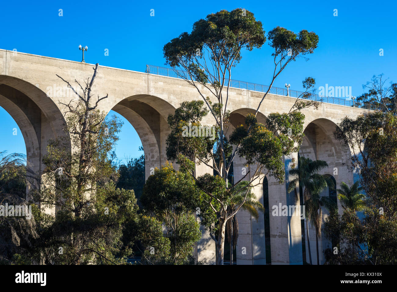 Cabrillo Bridge. Balboa Park, San Diego, California, USA Stock Photo - Alamy