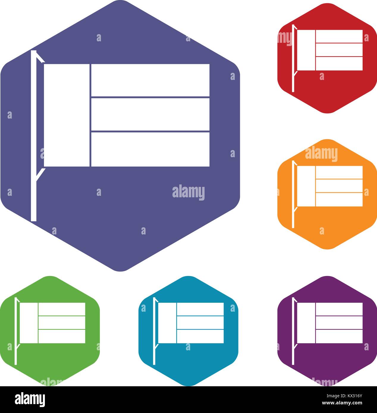 Flag icons set Stock Vector Image & Art - Alamy