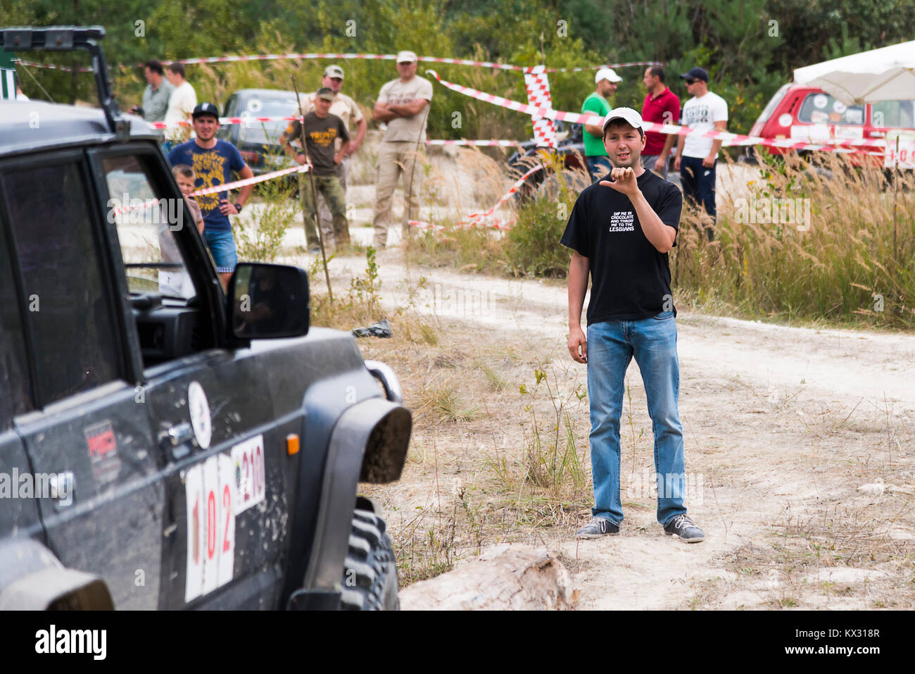 Rally driver navigator hi-res stock photography and images - Alamy
