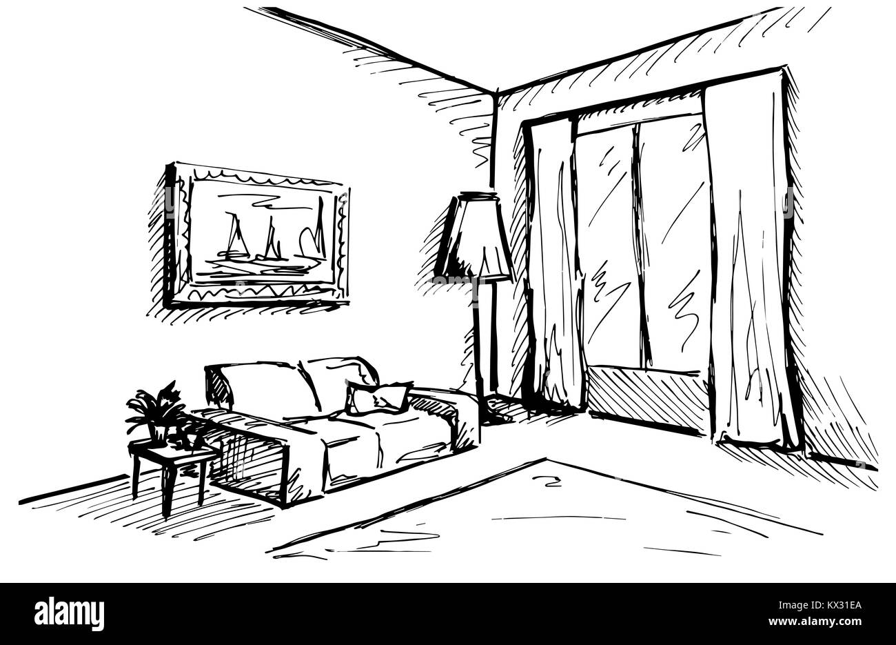 Project plan white linear Stock Vector Images - Alamy